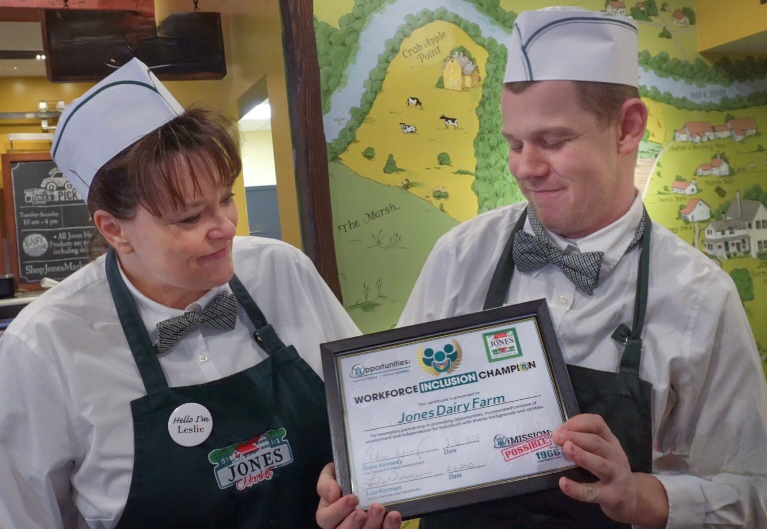 Jones Recognized as Workforce Inclusion Champion | Jones Dairy Farm