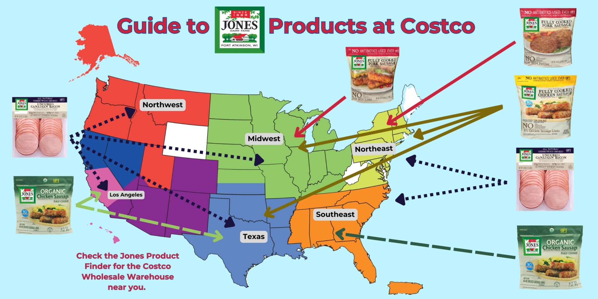 Guide To Jones Products at Costco Wholesale | Jones Dairy Farm