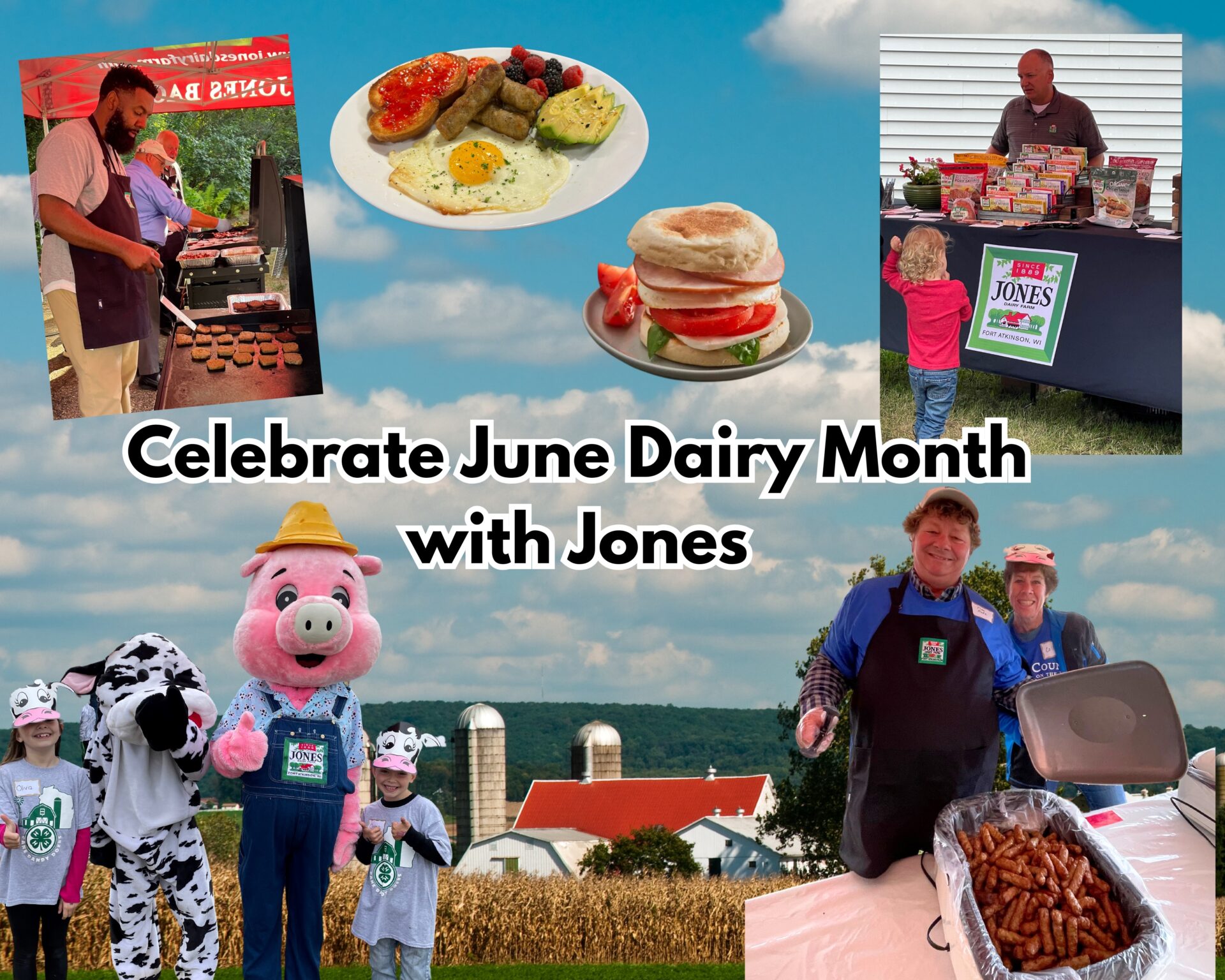 Jones Sausage at Wisconsin Dairy Breakfasts in June | Jones Dairy Farm