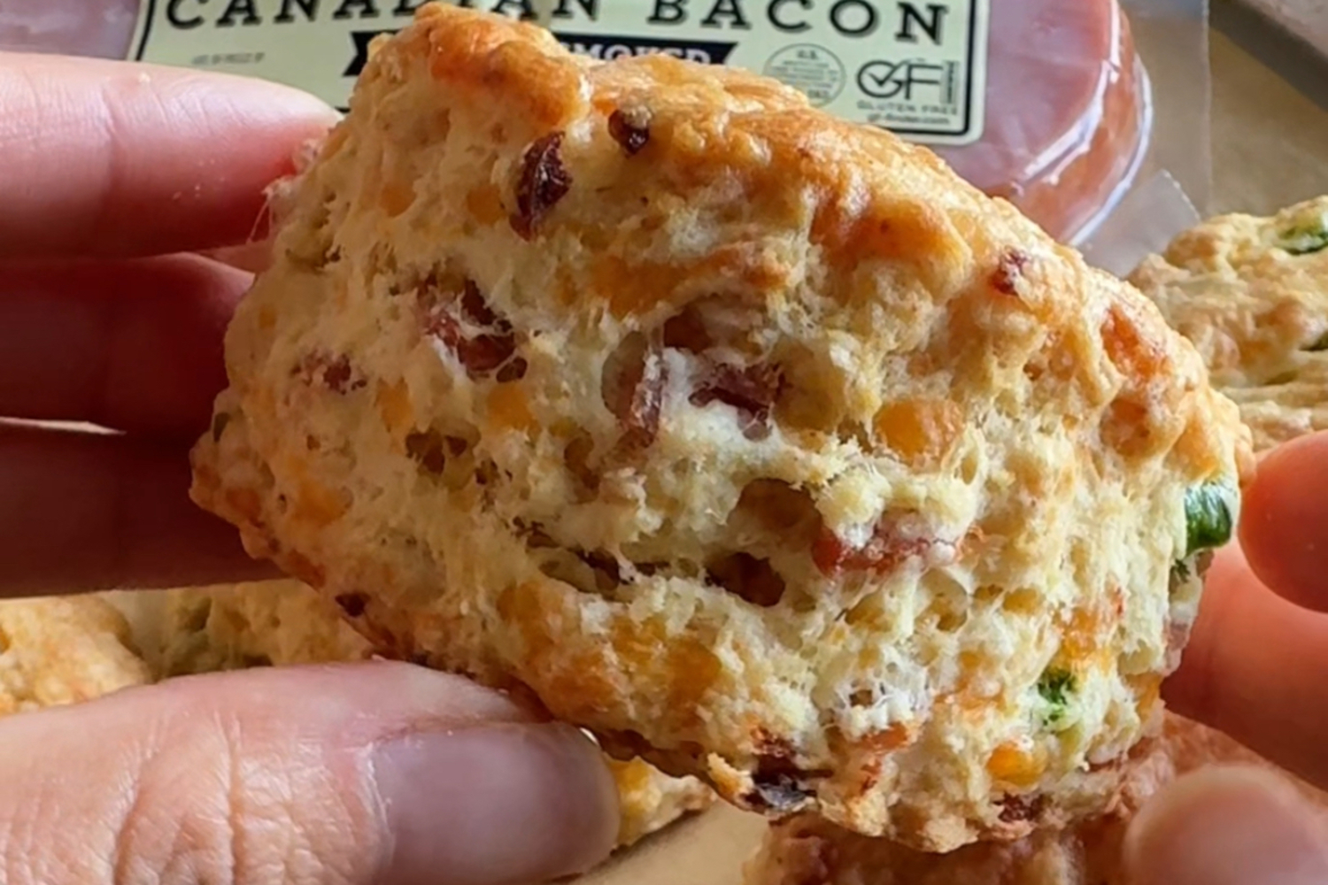 Jalapeño Canadian Bacon Biscuits - Recipes | Jones Dairy Farm