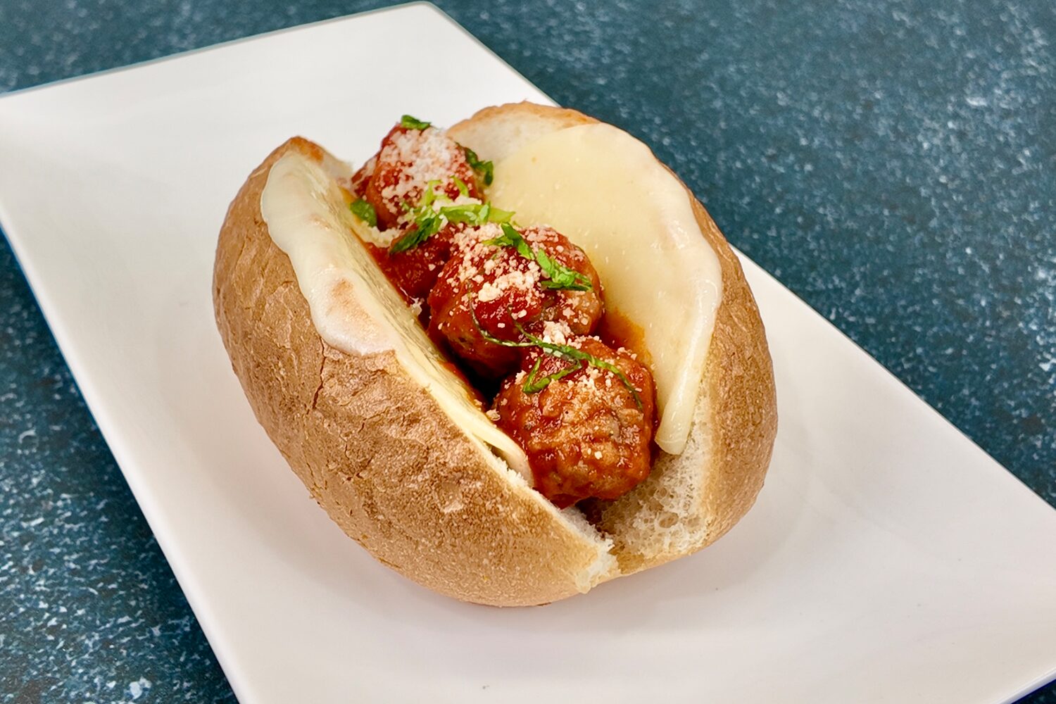 Chicken Meatball Parmesan Sub | Jones Dairy Farm